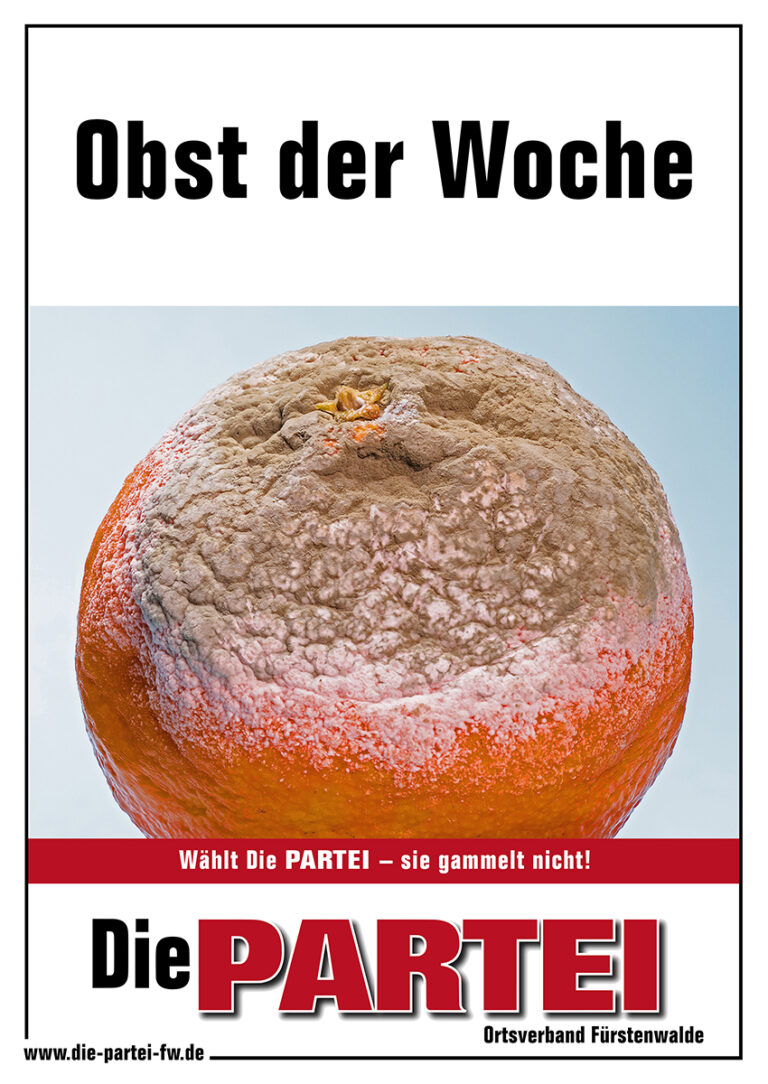 Plakate 2024 | Die PARTEI Oder-Spree